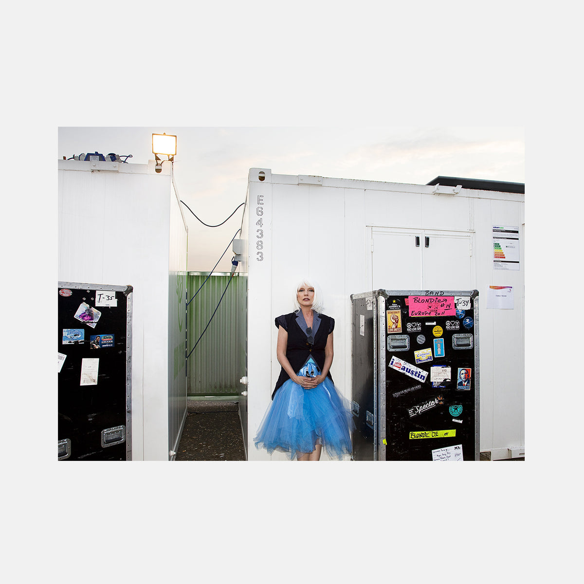 BRIAN ARIS, Debbie Harry from Blondie, Backstage, England, 2011 ...